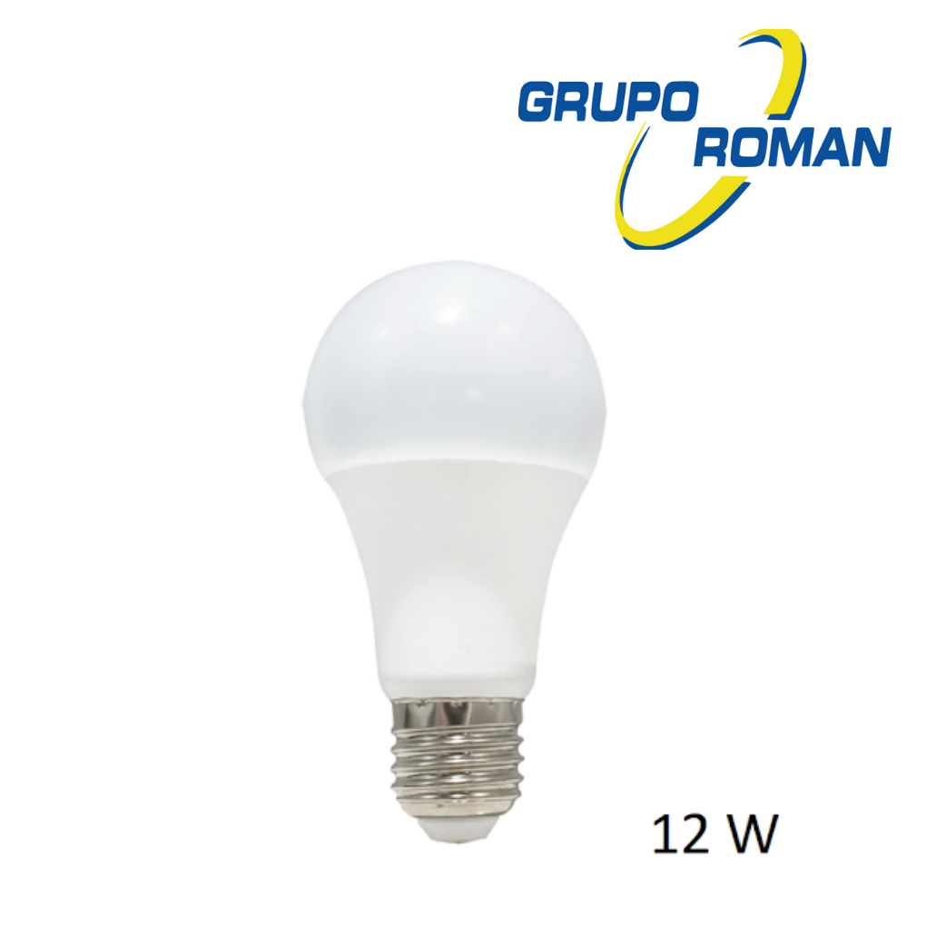G.L.FOCO LED 12W TIPO BOLA LUZ BLANCA E27 – Grupo Roman